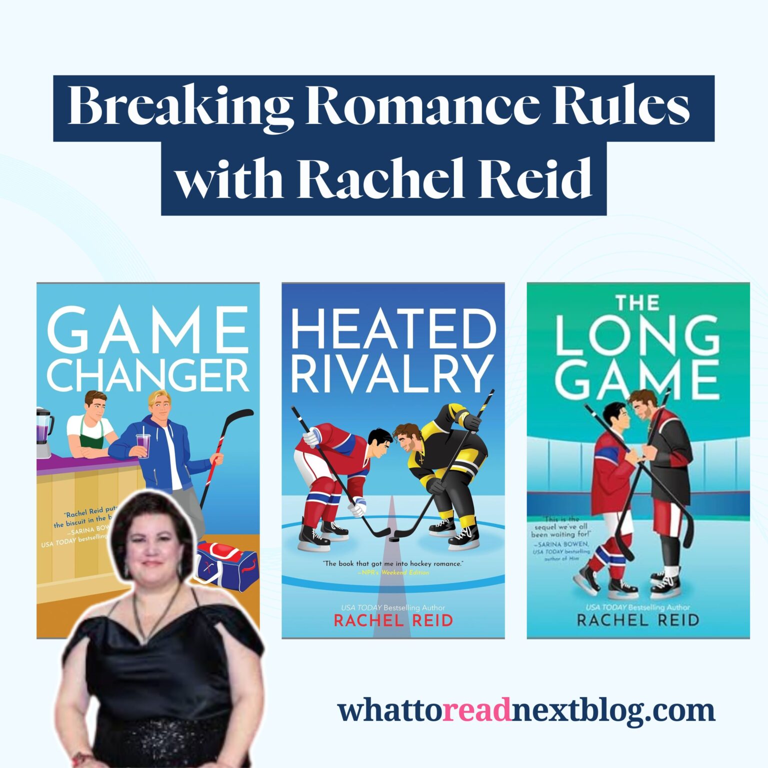 Rachel Reid Interview: Heated Rivalry & Hockey Romance - What to Read Next